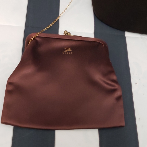 Koret | Bags | Vintage Koret Leather Brown Suede Purse | Poshmark